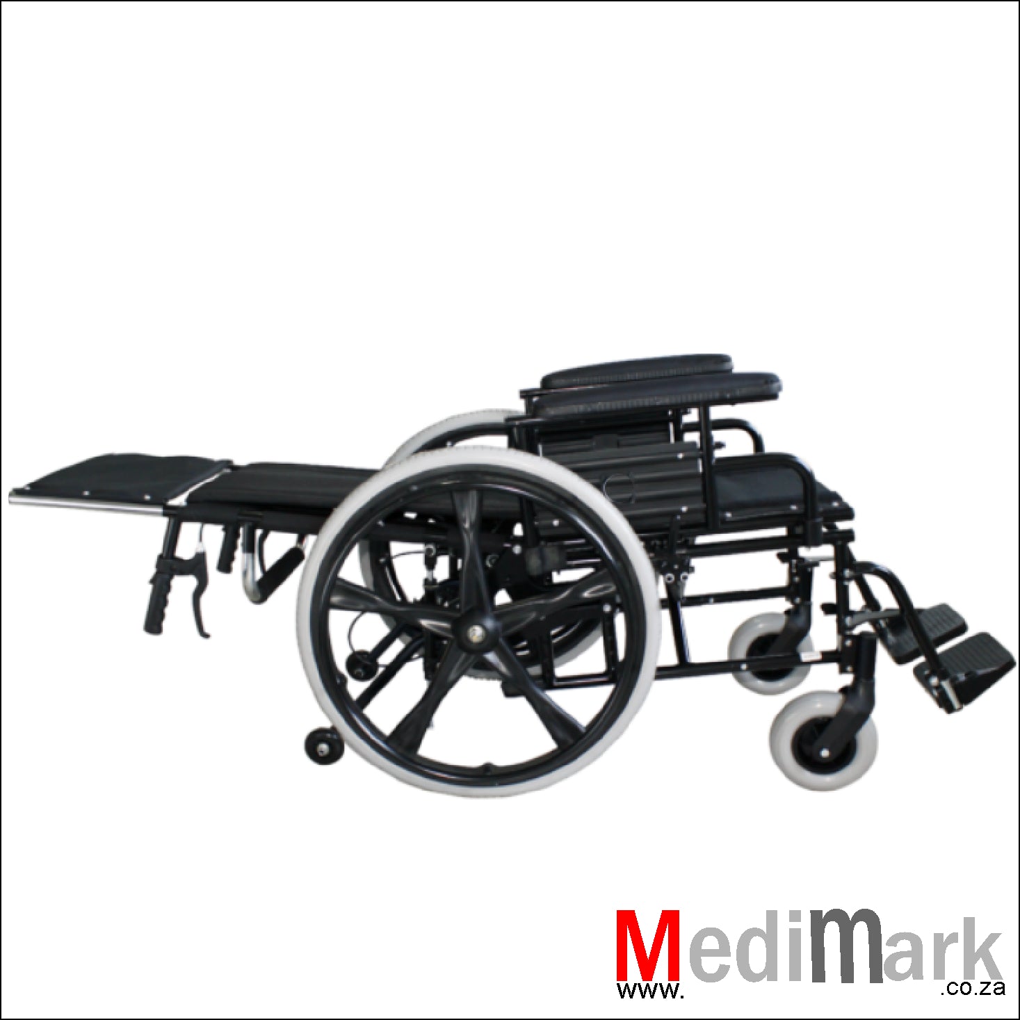 WHEELCHAIR FULLY RECLINER STD 18" – www.medimark.co.za
