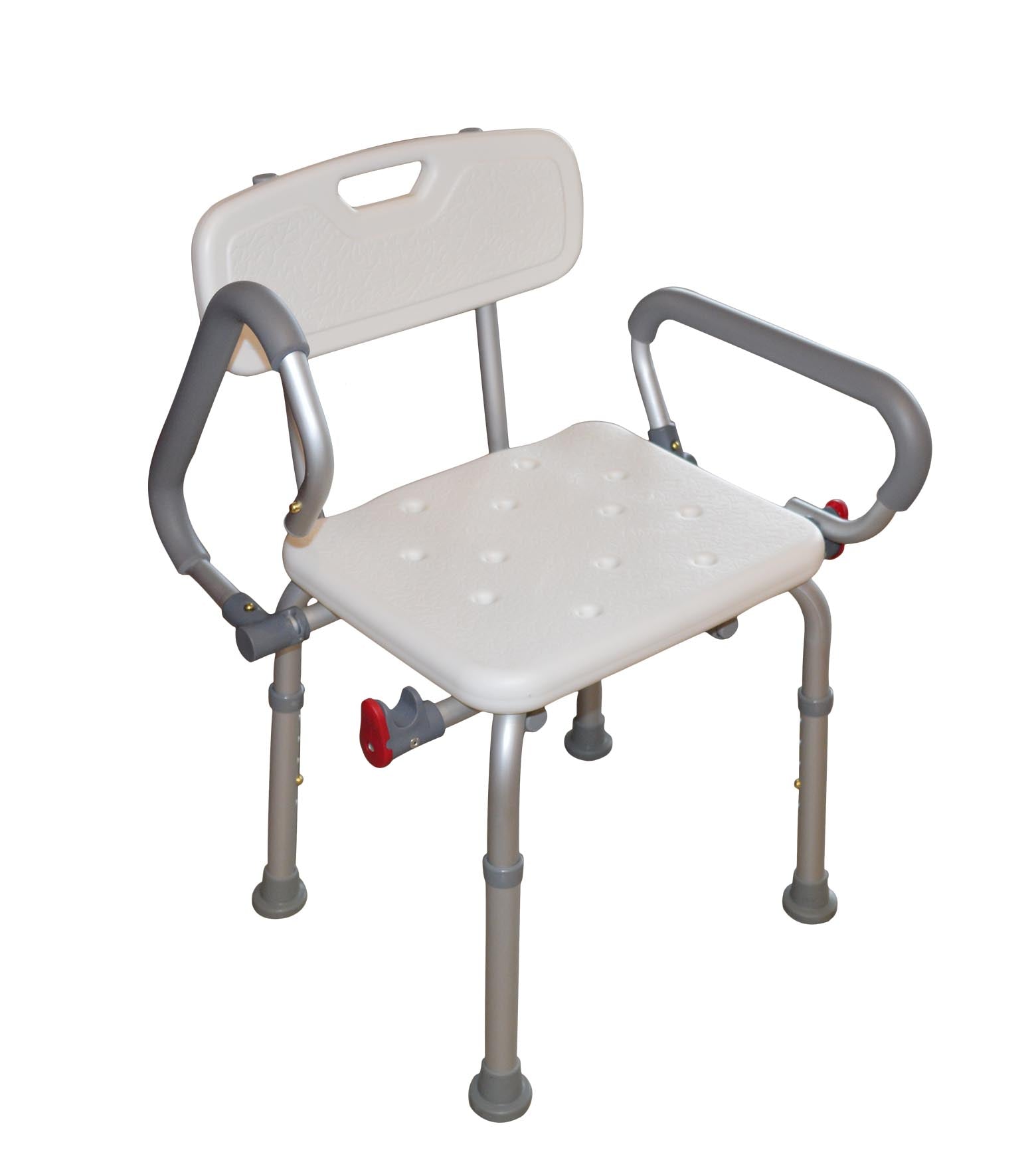 Shower chair with drop down arms – www.medimark.co.za